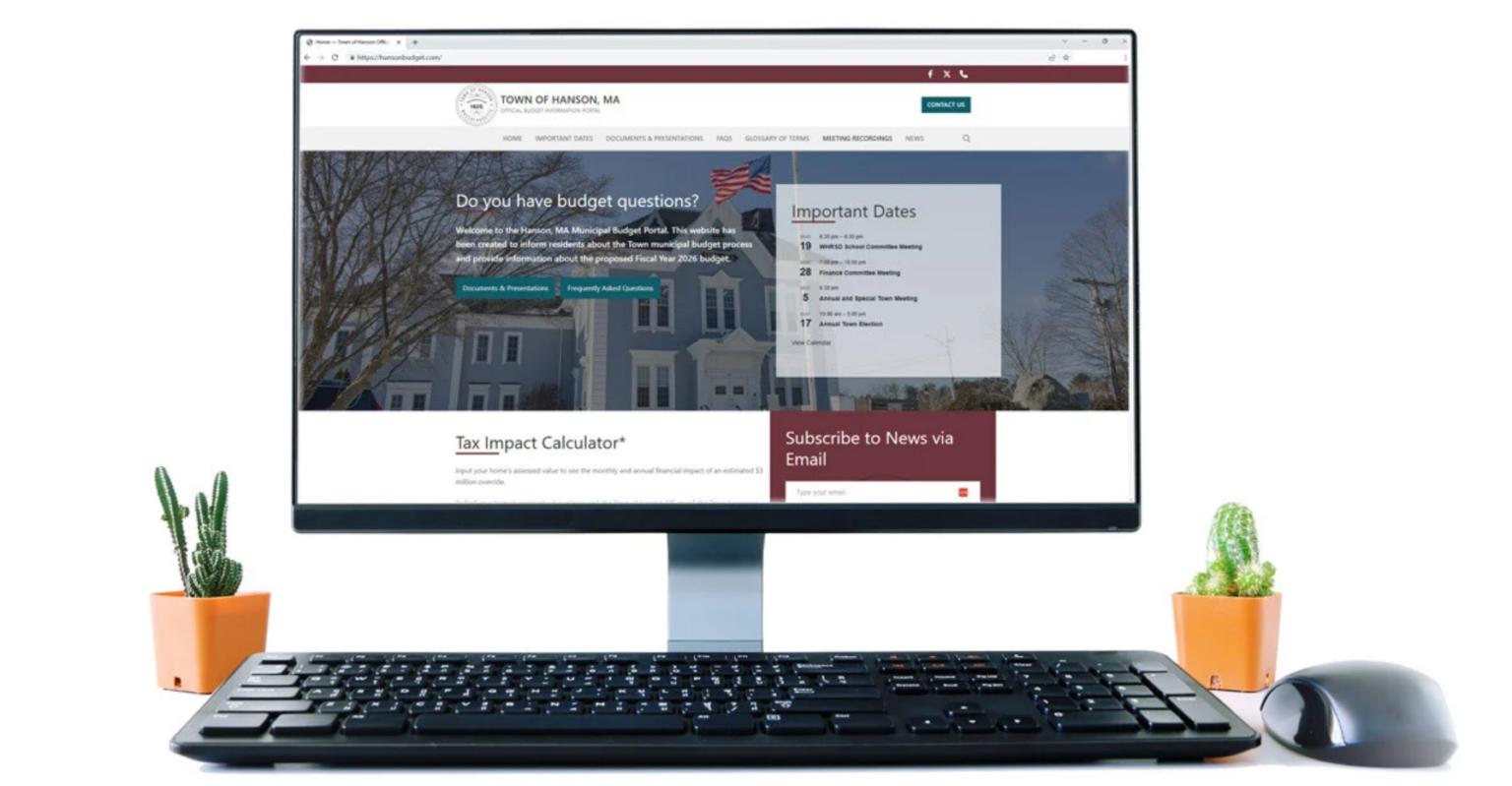 Town of Hanson, MA – Official Budget Information Portal