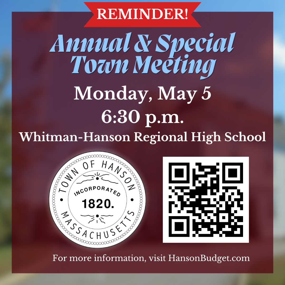 News – Town of Hanson, MA