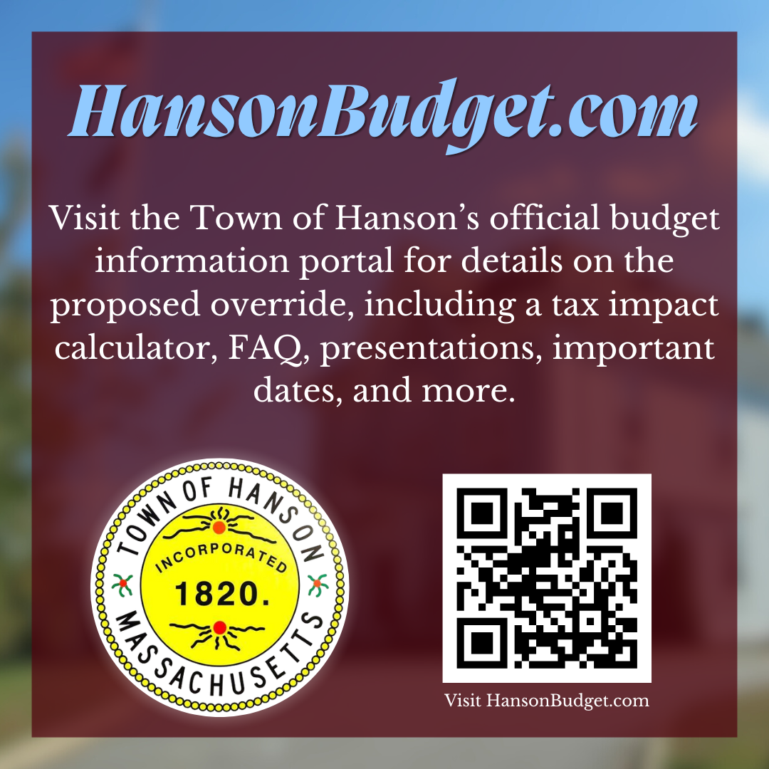 Town of Hanson, MA – Official Budget Information Portal